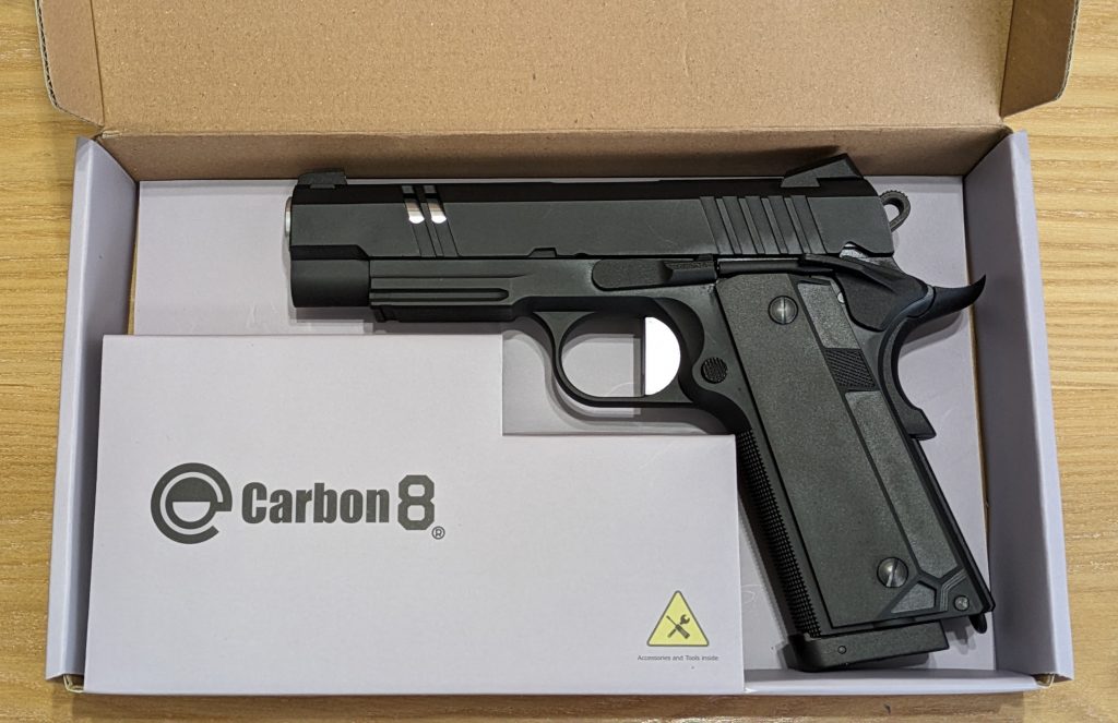 CARBON8（カーボネイト） HELLCAT 4.3 （ヘルキャット 4.3）co2ブローバック レビュー